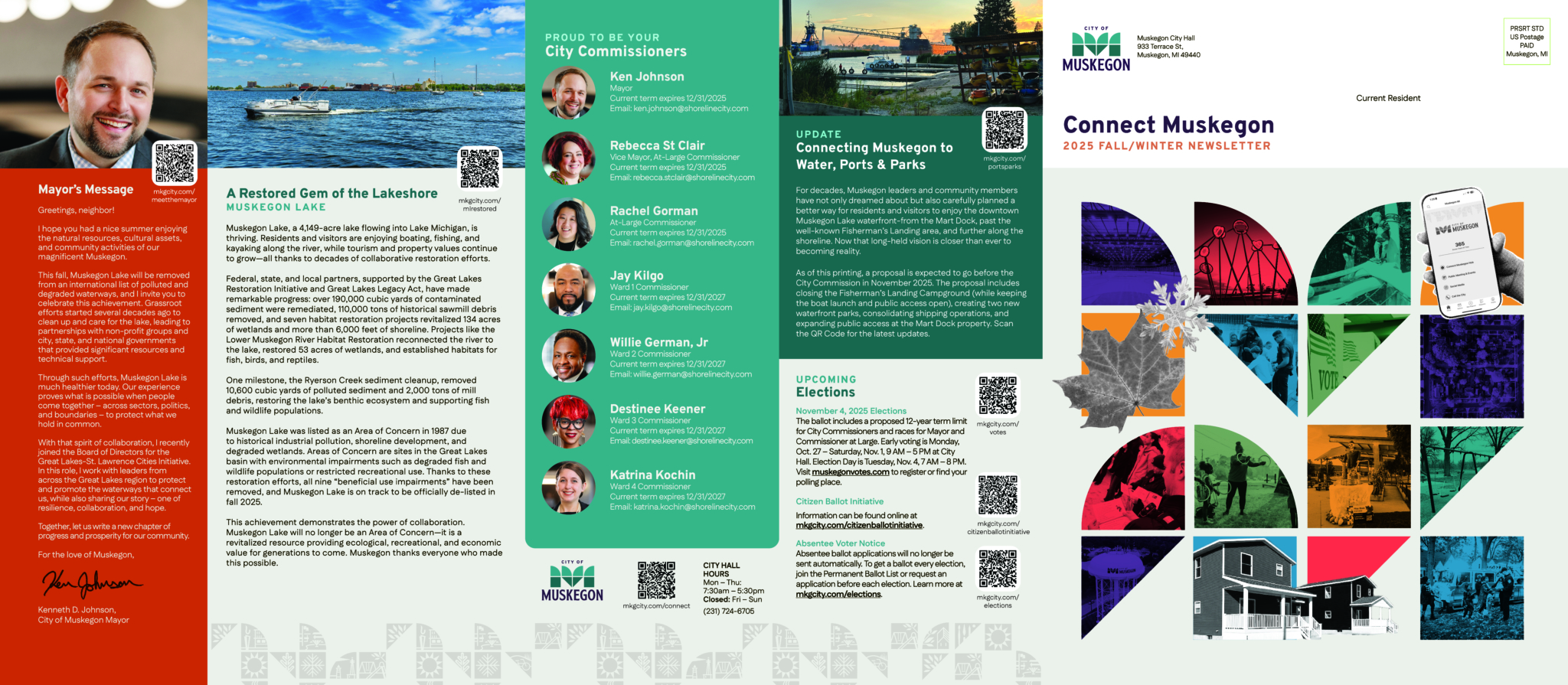 Connect Muskegon Fall/Winter 2025 Print Newsletter - City of Muskegon